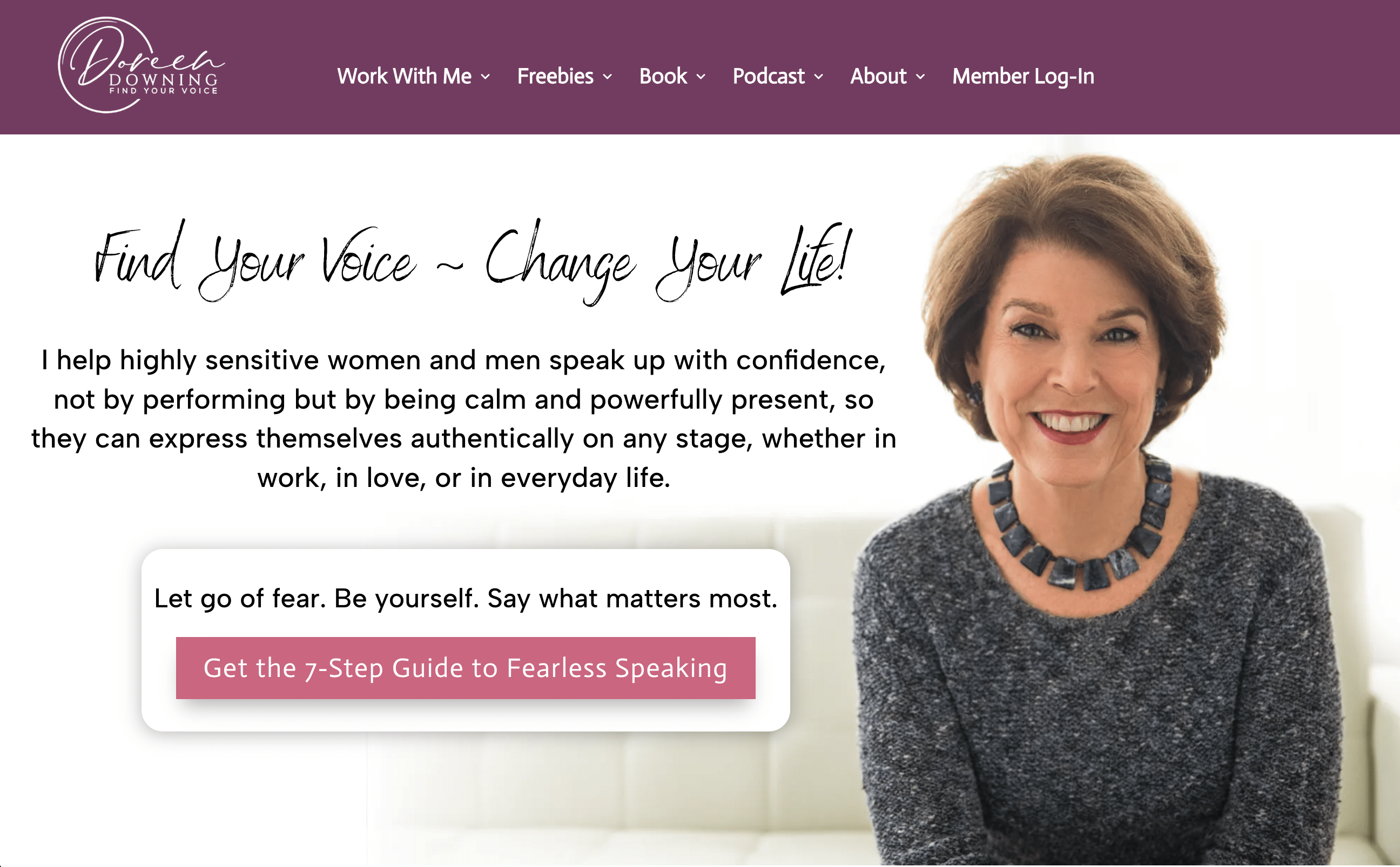 Doreen Downing | Find Your Voice